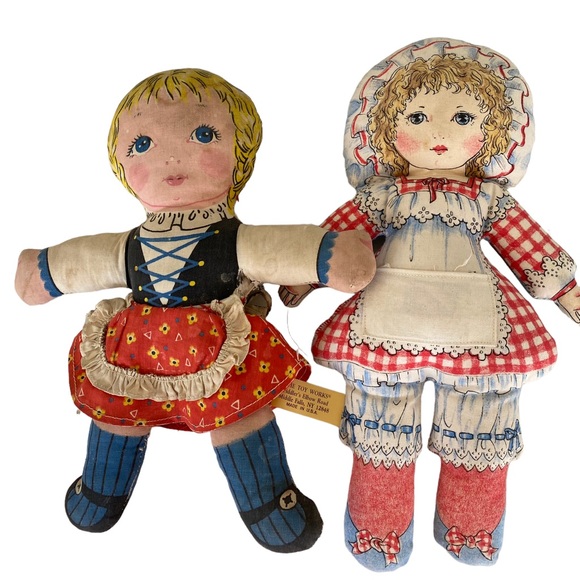 Toys | Vintage The Toy Works Mother Goose Collection Reversible Doll ...